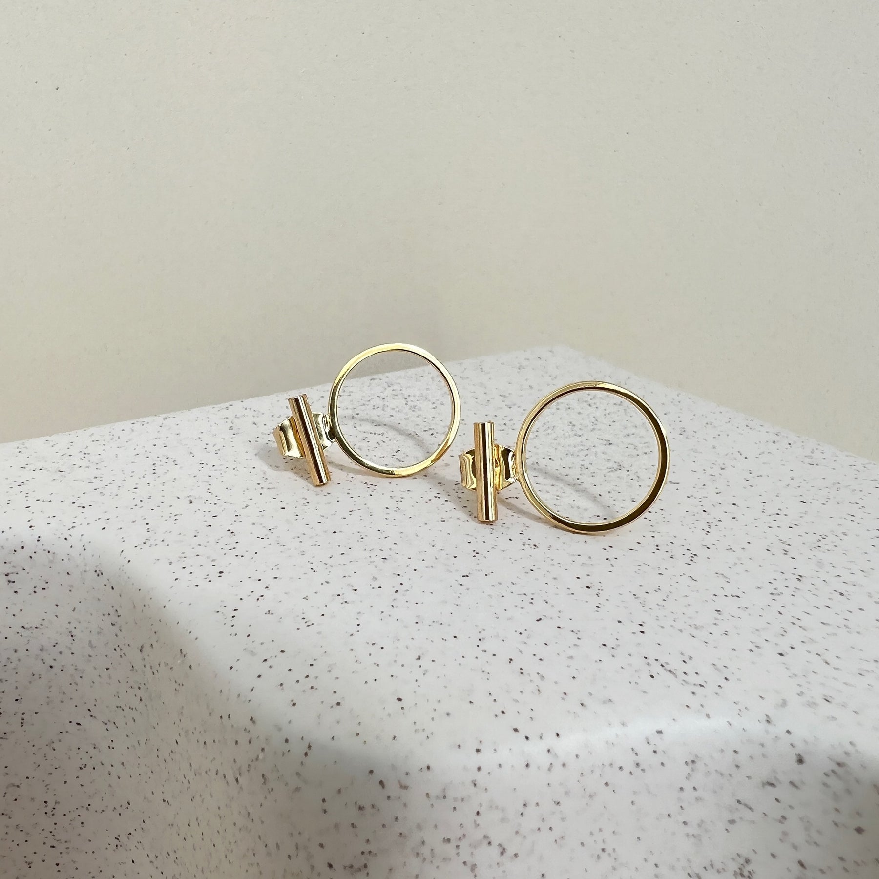 Fiona Øreringe - 18 karat forgyldt